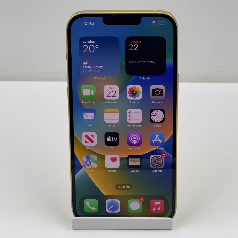 Used APPLE IPHONE 14 PLUS A2886 - 128GB YELLOW SMALL CRACK ON SCREEN ...